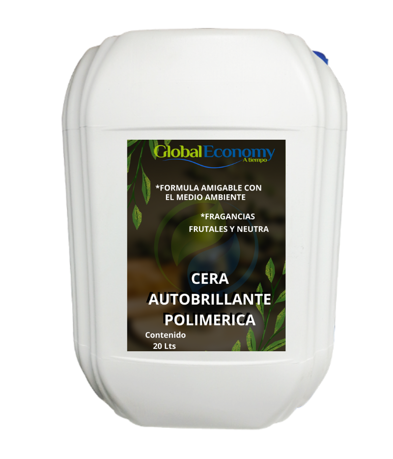 Cera Polimérica Auto-brillante (Galon y Garrafa) – GLOBAL ECONOMY SAS